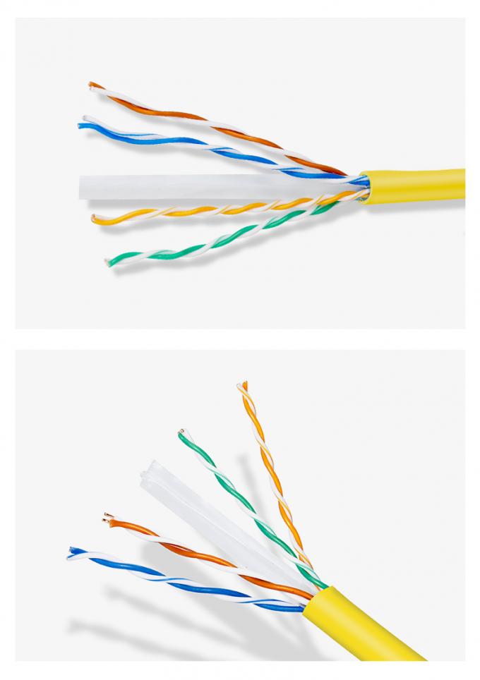 HDPE Insulation 23AWG 4P Network Lan Cable 200M Length