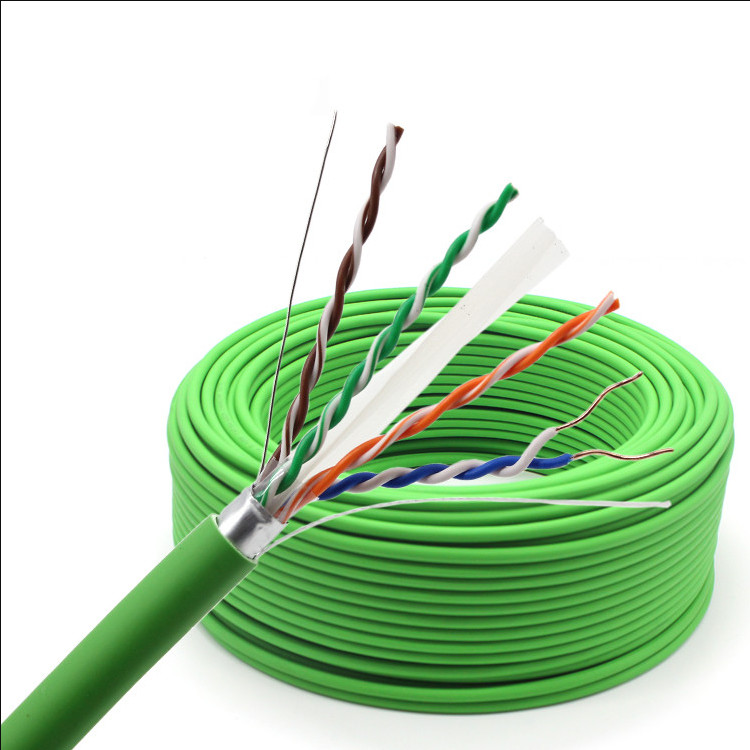 FTP Cat5e 100m Ethernet Cable , 100m Cat6 Cable 4P Twisted Pair
