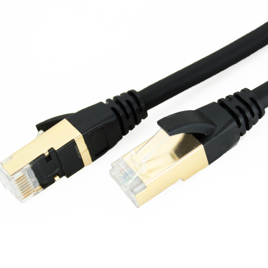 Custom CE ROHS FTP SFTP Rj45 Plug Cat7 Patch Cord , Cat 7 Ethernet Cable 1000ft