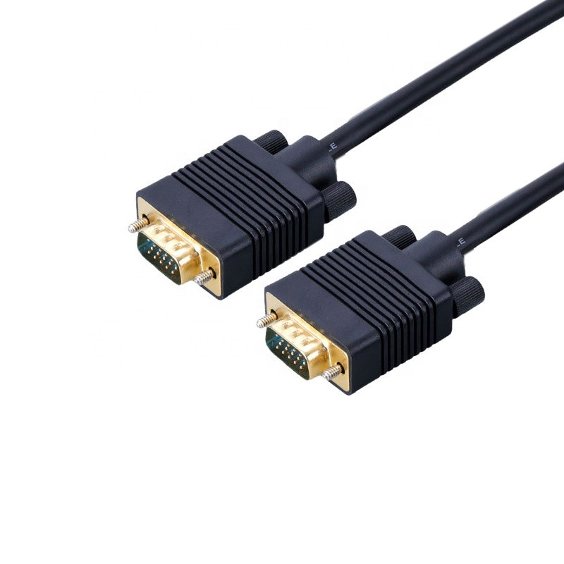 Full HD 1080P Standard 15Pin Male To Male VGA Monitor Cable , VGA To ...