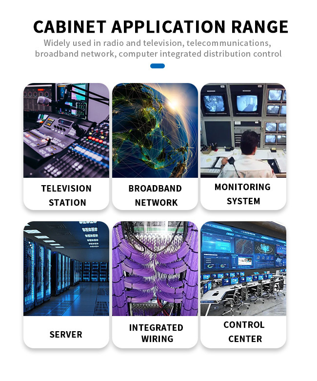 Streamlined Steel Network Rack With Tool Free Installation Easy ...